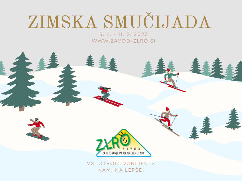 ZIMSKA SMUČIJADA 2023 - Zavod za letovanje in rekreacijo otrok